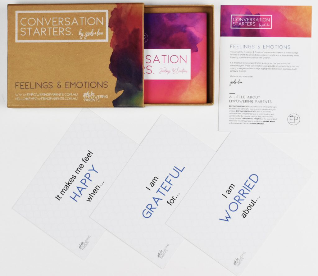 Conversation Starters – Feelings & Emotions – Empowering Parents